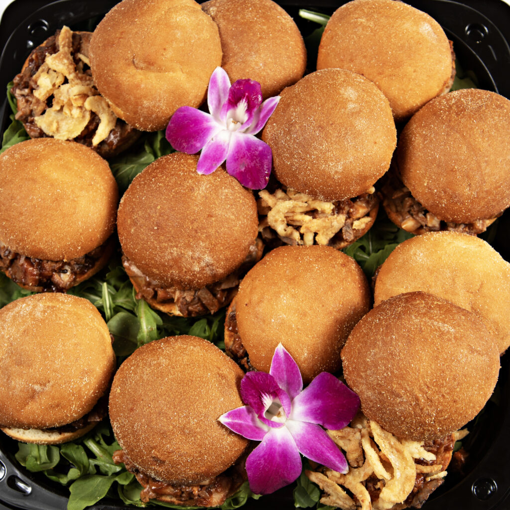 BBQ Brisket Slider Platter | DeRomo’s Gourmet Market & Restaurant ...