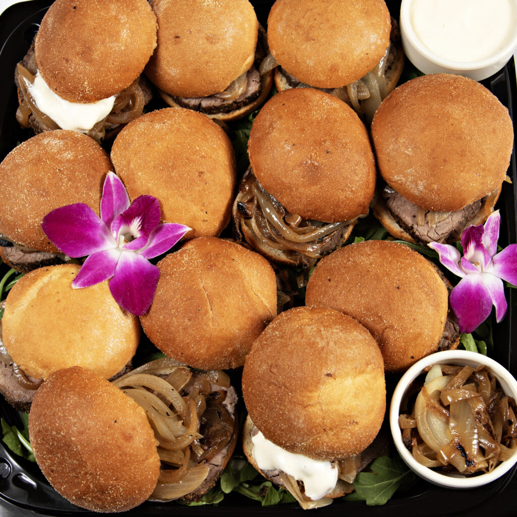 Tenderloin Slider Platter | DeRomo’s Gourmet Market & Restaurant ...